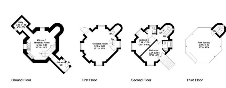 Dinton Castle Folly Floorplan | Grand Designs For Sale